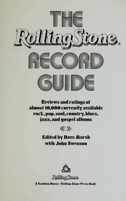 The Rolling Stone Record Guide